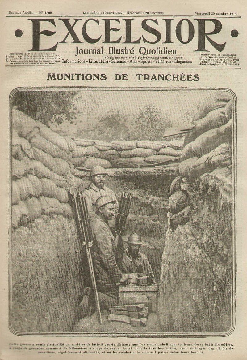 Journaux belges disponibles pour la date du 20 octobre 1915
